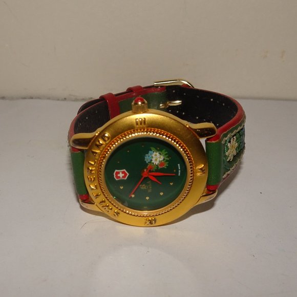 B Watch | Accessories | B Watch Swiss Made Green Face Wrist Watch ...